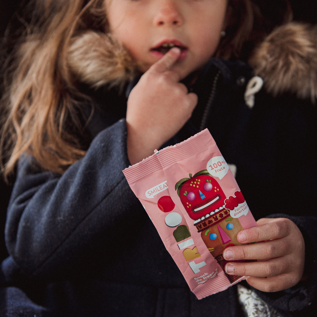 TRIBOO snack fresa y manzana, puré natural, 25g - Smileat